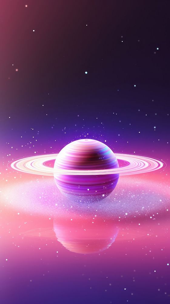 Saturn fantasy pastel space astronomy | Premium Photo Illustration ...