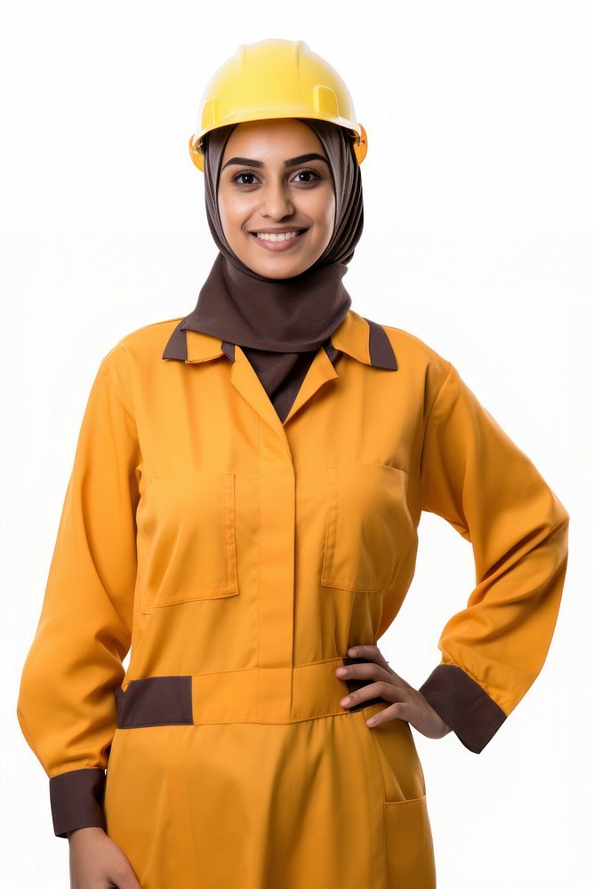 Muslim female construction worker portrait | Free Photo - rawpixel