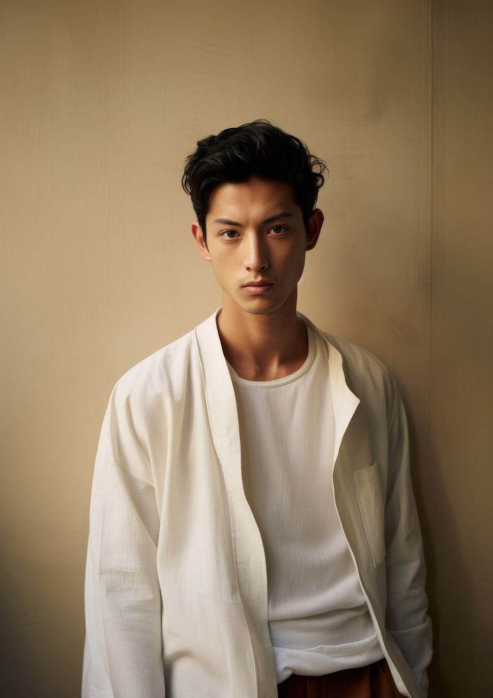 Japanese men portrait photo contemplation. | Free Photo - rawpixel