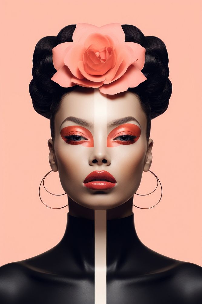 Girl power portrait flower adult. | Premium Photo - rawpixel