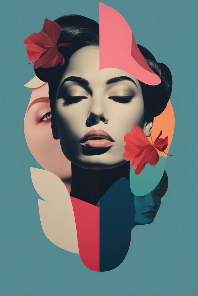 Girl power painting portrait graphics. | Premium Photo Illustration ...