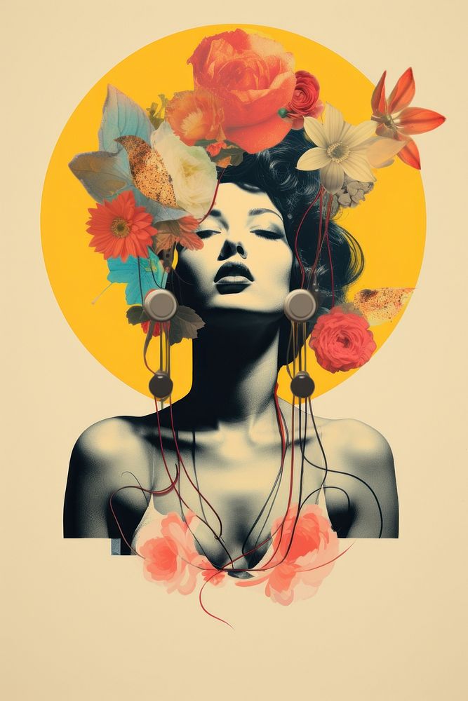 Girl power portrait painting graphics. | Premium Photo Illustration ...