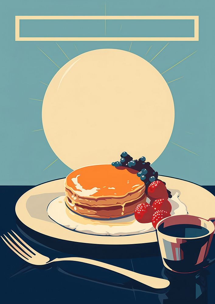 Vintage Breakfast Art Poster breakfast | Free Photo Illustration - rawpixel