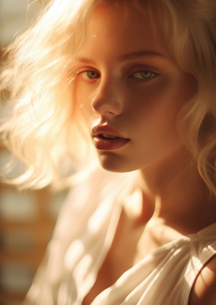 Portrait sunlight adult photo. | Premium Photo - rawpixel