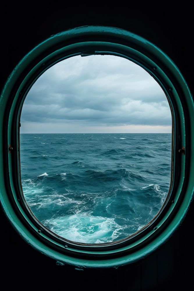 Ship window porthole nature motion. | Premium Photo - rawpixel
