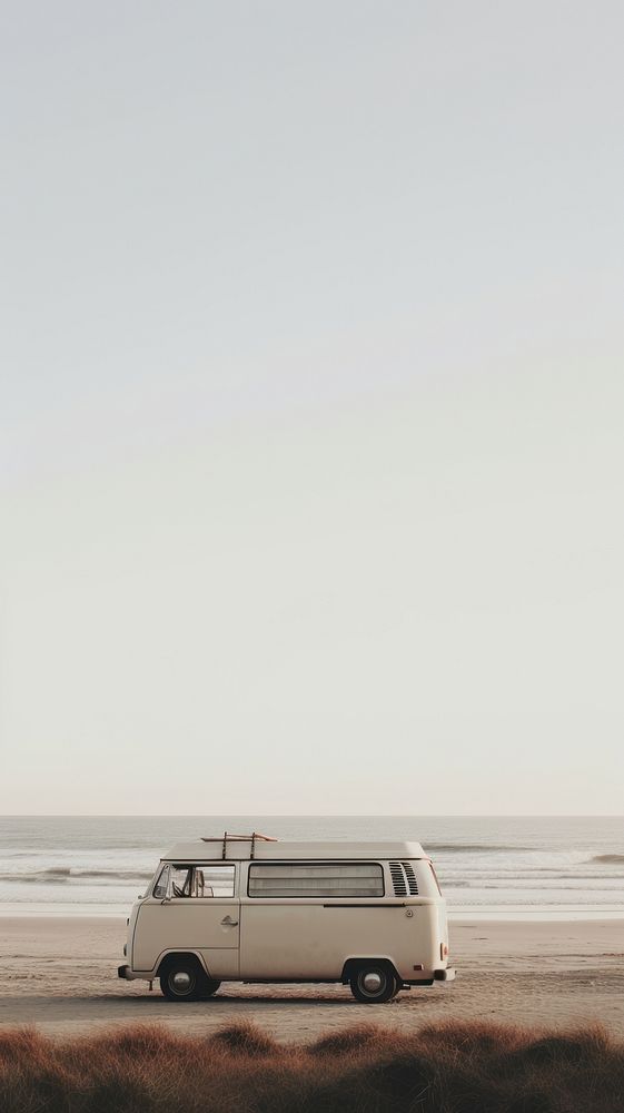 Classic van beach vacation vehicle | Premium Photo - rawpixel