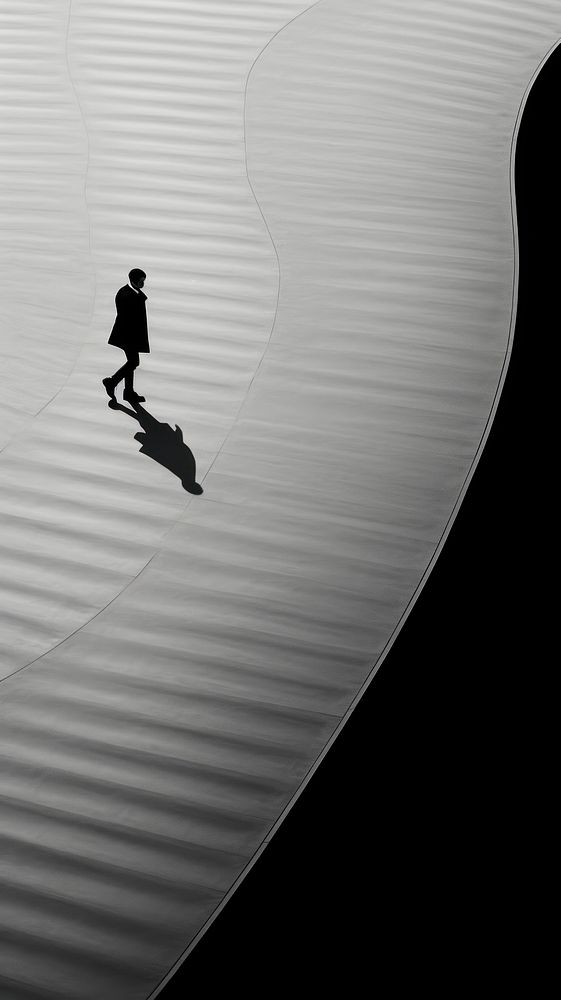 Man walk photography silhouette outdoors. | Free Photo - rawpixel