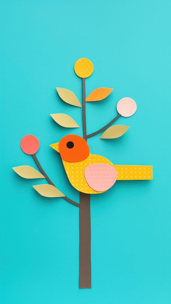 Bird tree art nature representation. | Premium Photo Illustration ...