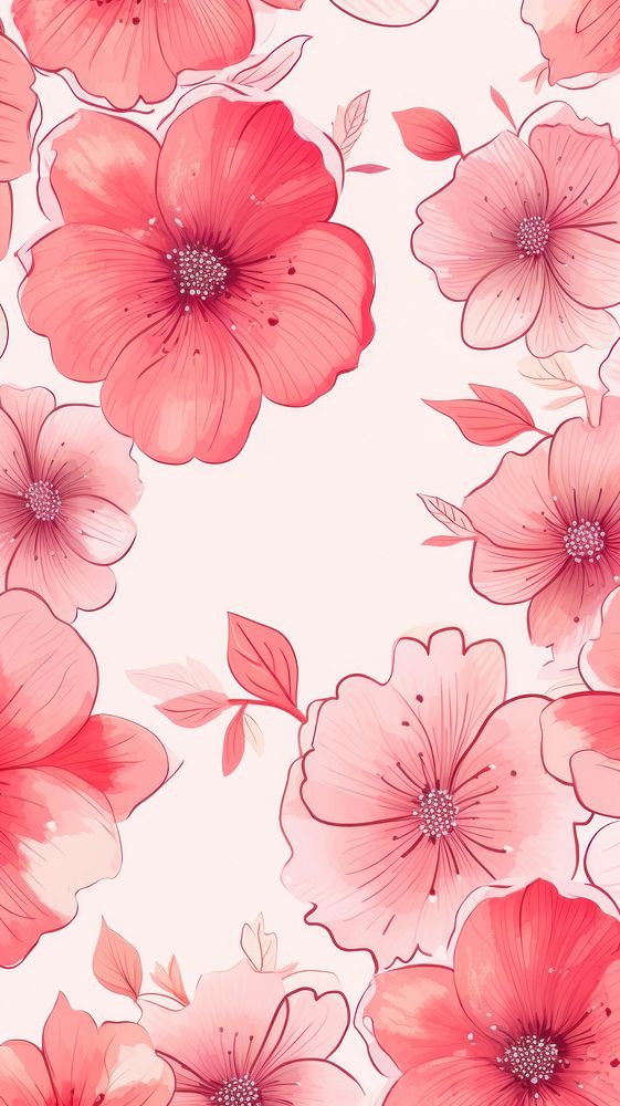 Flower pattern backgrounds petal. AI | Free Photo Illustration - rawpixel