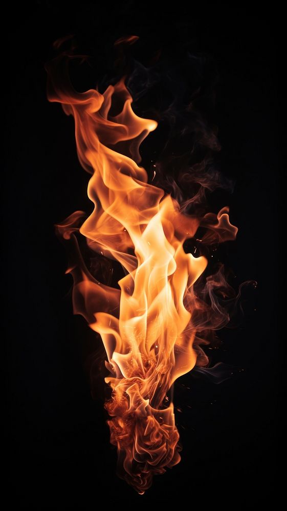 Fire bonfire black background explosion. | Premium Photo - rawpixel