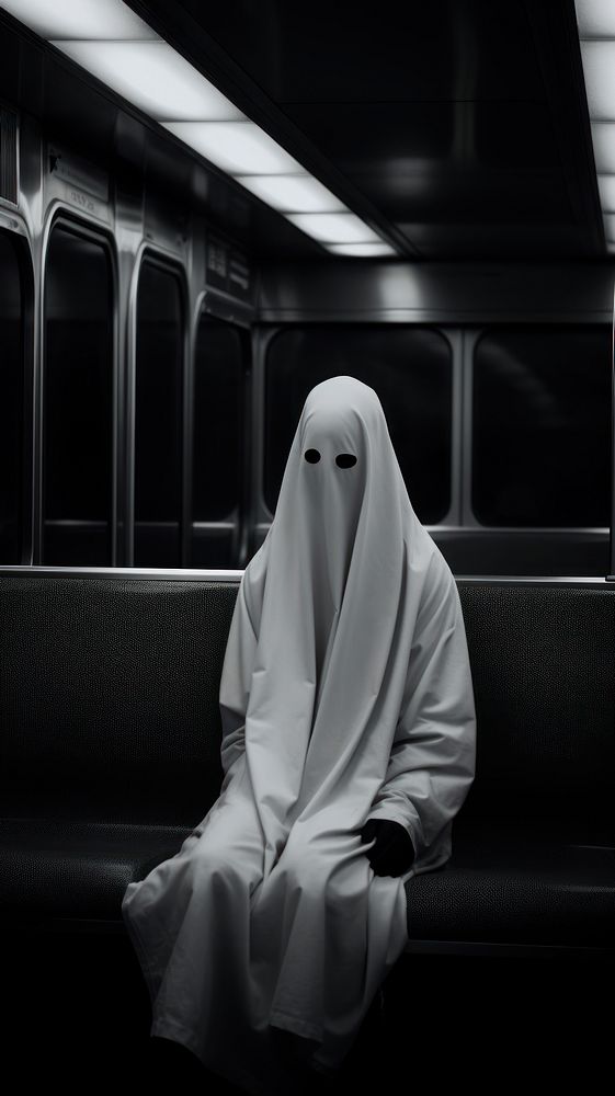 Ghost subway horror black white | Premium Photo - rawpixel