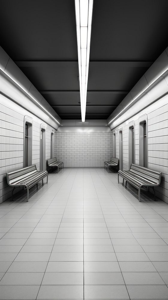 Subway black transportation architecture. AI | Free Photo - rawpixel