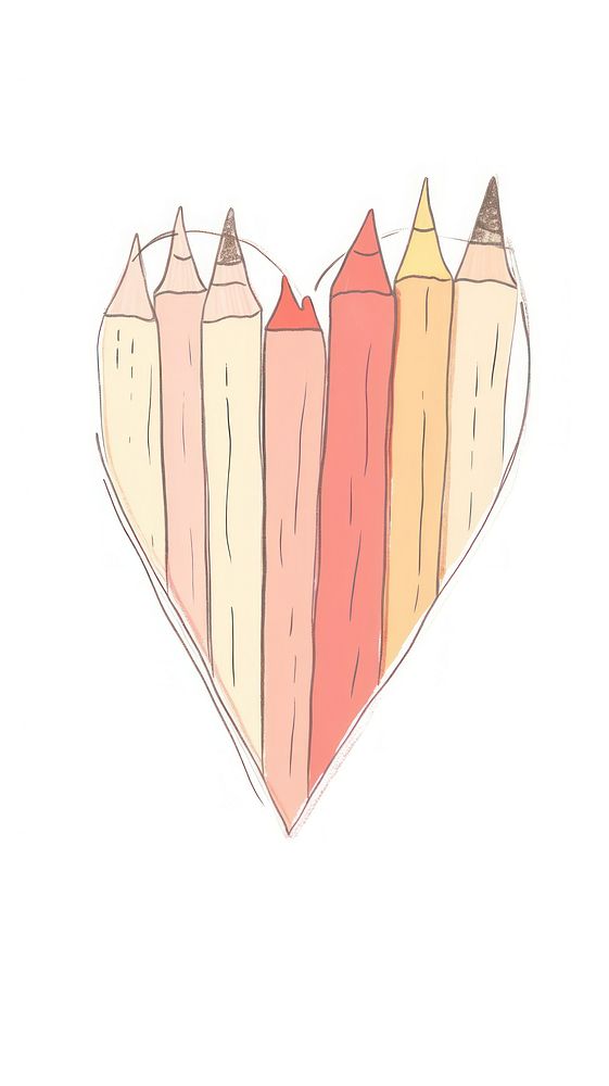 Little pink heart sketch drawing | Premium Photo Illustration - rawpixel