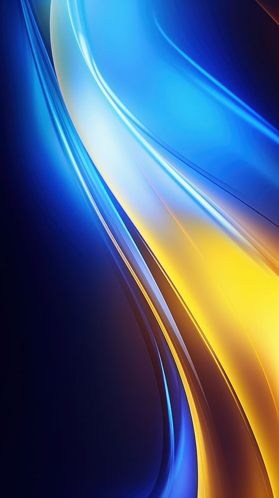 Yellow and blue neon glowing | Free Photo Illustration - rawpixel