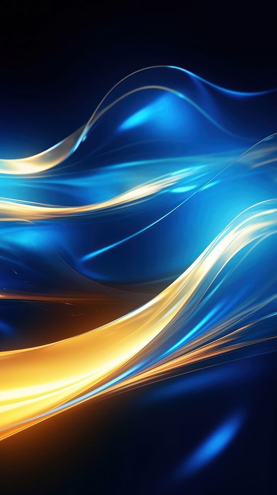 Yellow and blue neon glowing | Free Photo Illustration - rawpixel