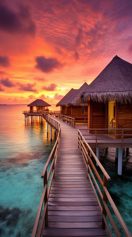 Sunset architecture building outdoors. | Premium Photo - rawpixel