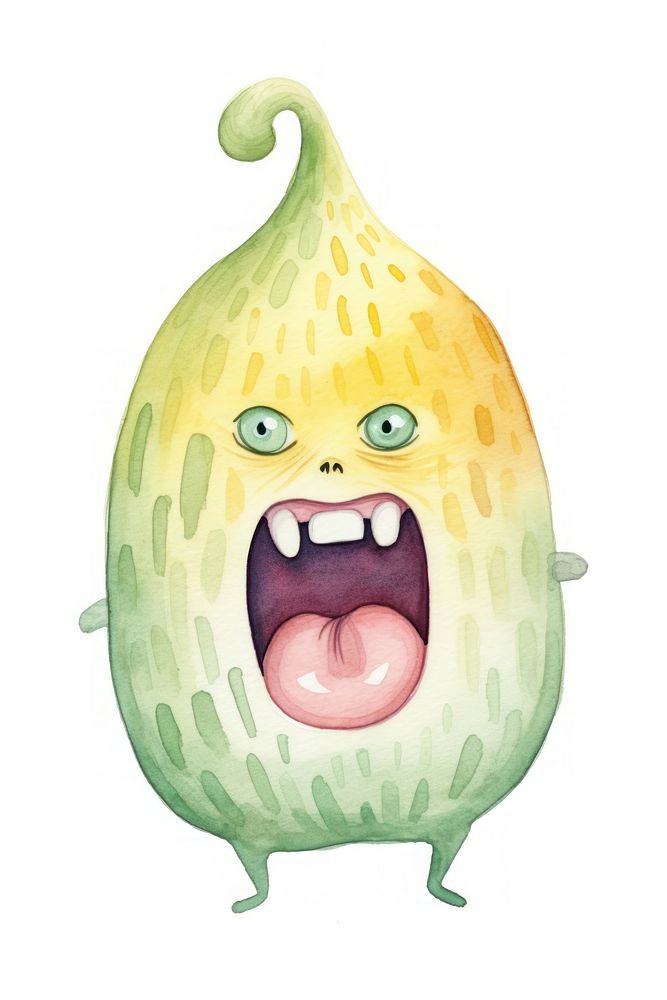 Angry onion screaming food anthropomorphic | Free Photo Illustration ...