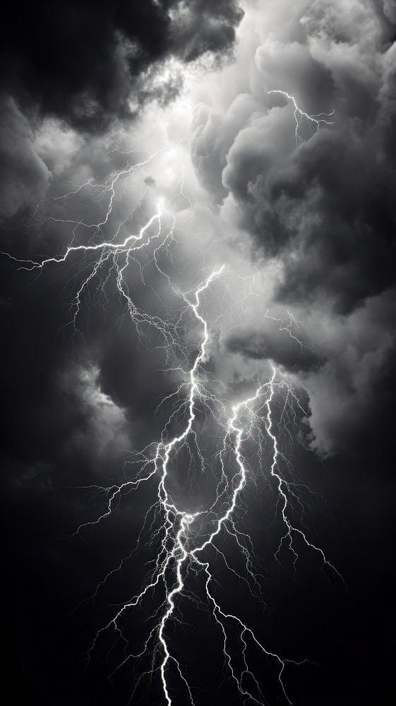 Storm sky thunderstorm lightning outdoors. | Free Photo - rawpixel