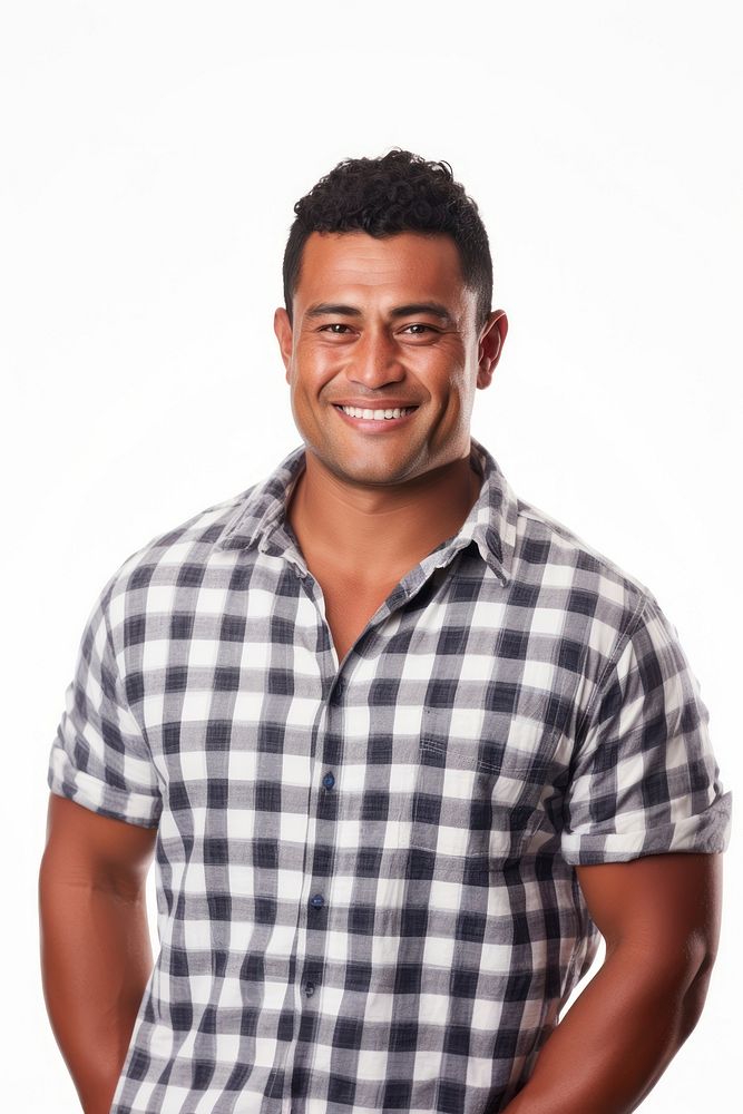 Smiling samoan man shirt portrait | Free Photo - rawpixel