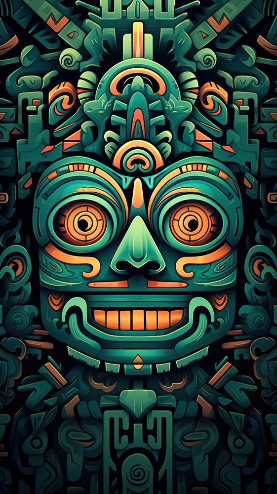 Aztec serene totem representation architecture. | Premium Photo ...