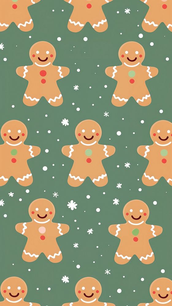 Pattern backgrounds christmas cookie. AI | Free Photo Illustration ...