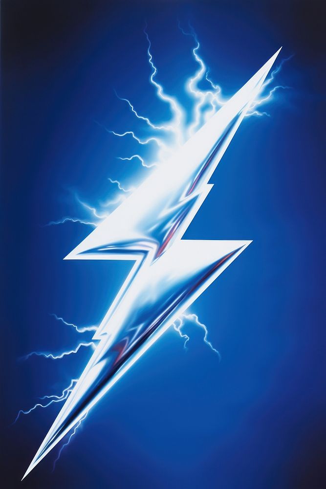 Thunder thunderstorm lightning blue. | Premium Photo Illustration ...