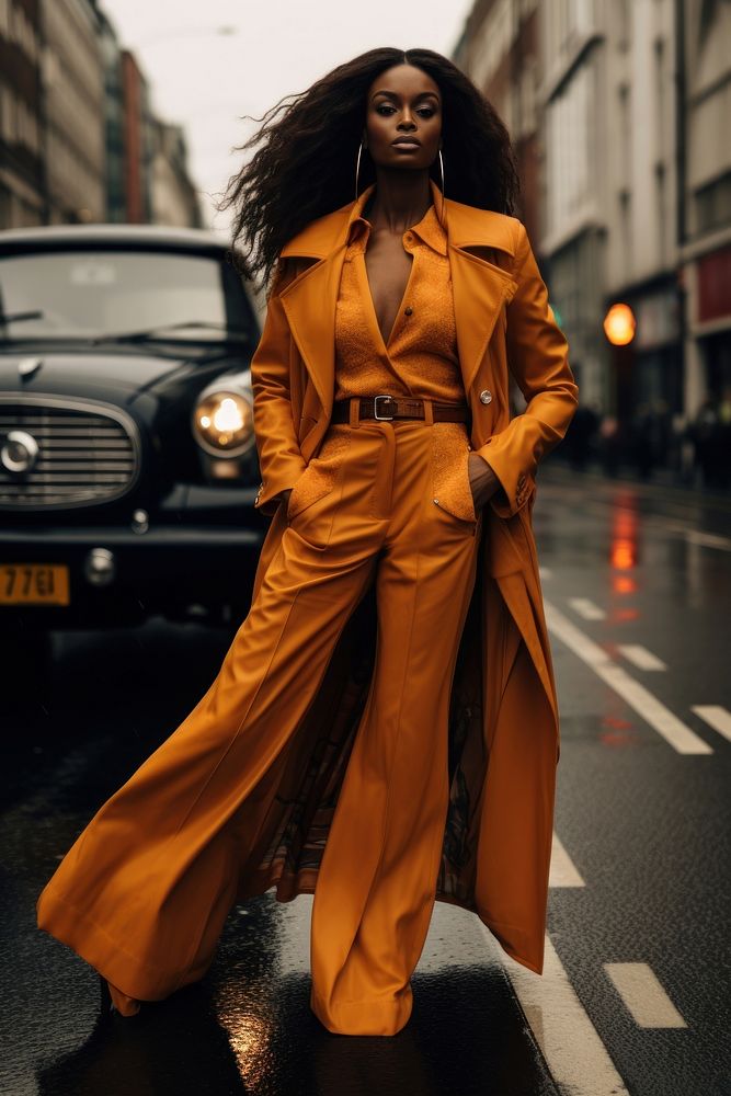Young African woman overcoat fashion | Premium Photo - rawpixel