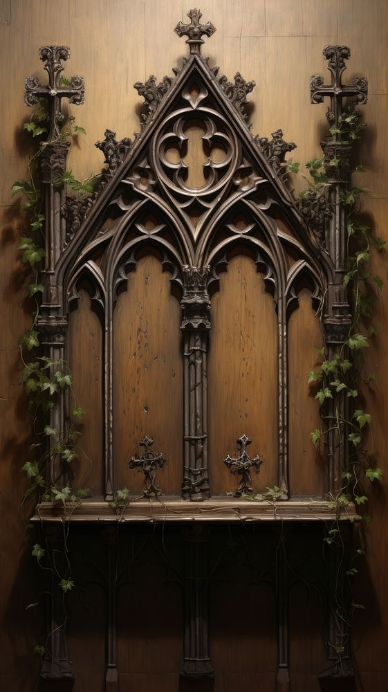 Gothic wood craft architecture building | Free Photo Illustration ...