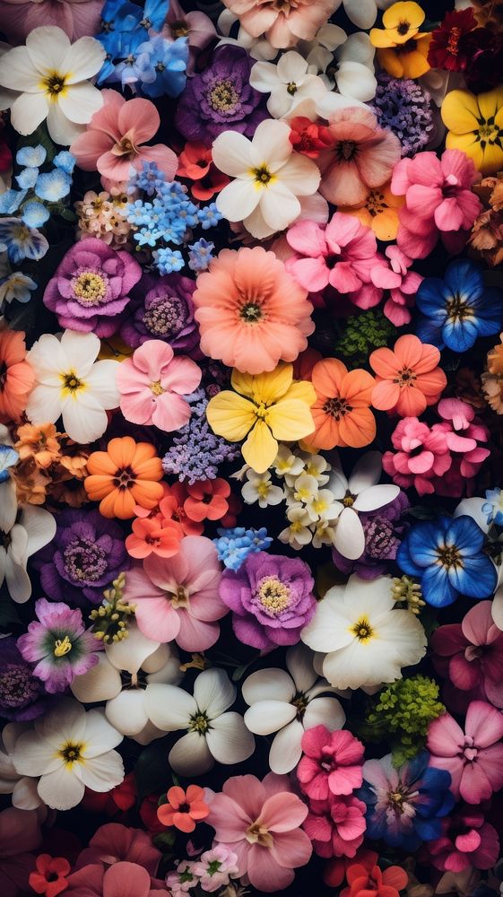 Spring flowers wallpaper pattern nature | Premium Photo - rawpixel