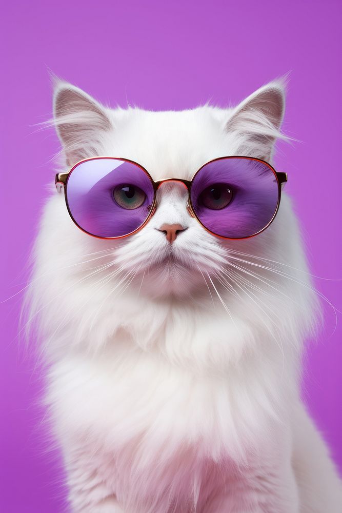 Cat Glasses Sunglasses Portrait Ai Premium Photo Rawpixel