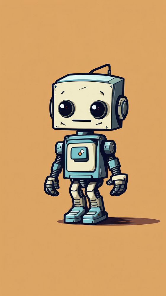 Tv robot wallpaper toy technology | Free Photo Illustration - rawpixel