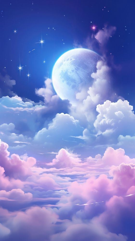 Space moon cloud astronomy outdoors. | Free Photo Illustration - rawpixel