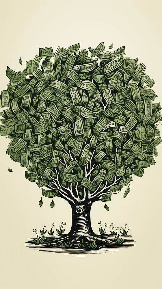 Money tree investment abundance currency. | Free Photo Illustration ...