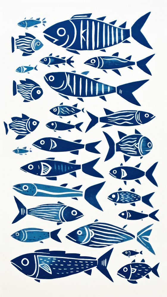 Deep ocean fish drawing nature | Free Photo Illustration - rawpixel