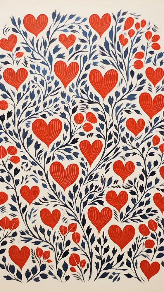 Hearts pattern drawing backgrounds. | Premium Photo Illustration - rawpixel