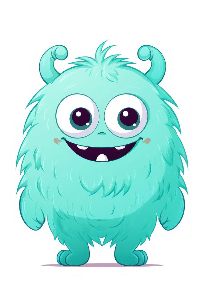 Monster cartoon animal mammal. | Free Photo Illustration - rawpixel