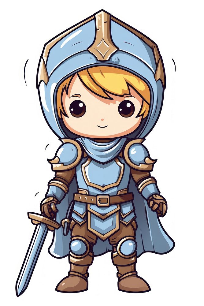 Paladin cartoon representation publication | Free Photo Illustration ...