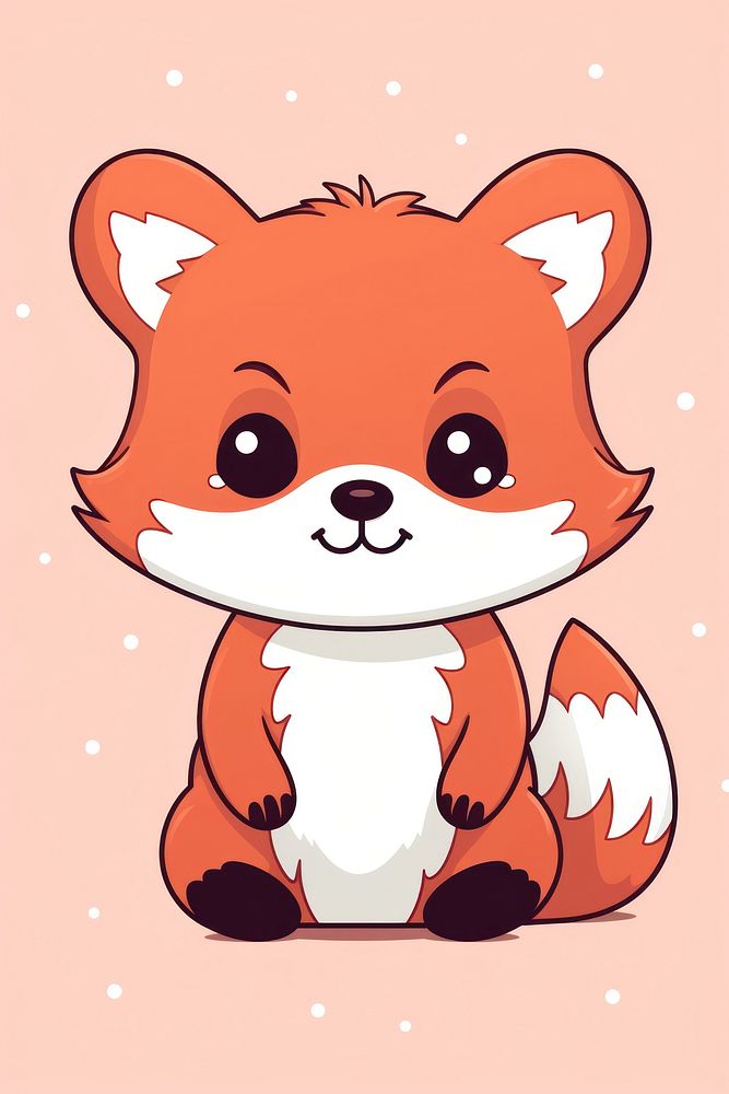 Red panda fairy cartoon animal | Premium Photo Illustration - rawpixel