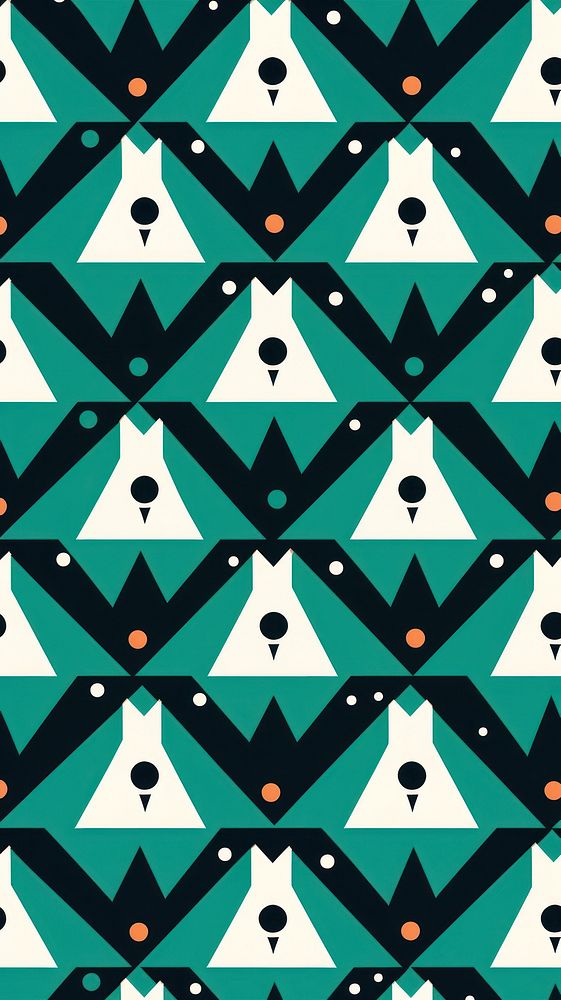 Cat pattern backgrounds repetition. AI | Premium Photo Illustration ...