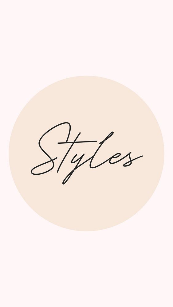 Styles IG story cover template | Free Photo Illustration - rawpixel