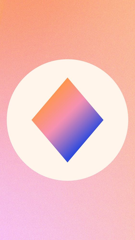 Gradient rhombus geometric shape IG | Free Photo Illustration - rawpixel