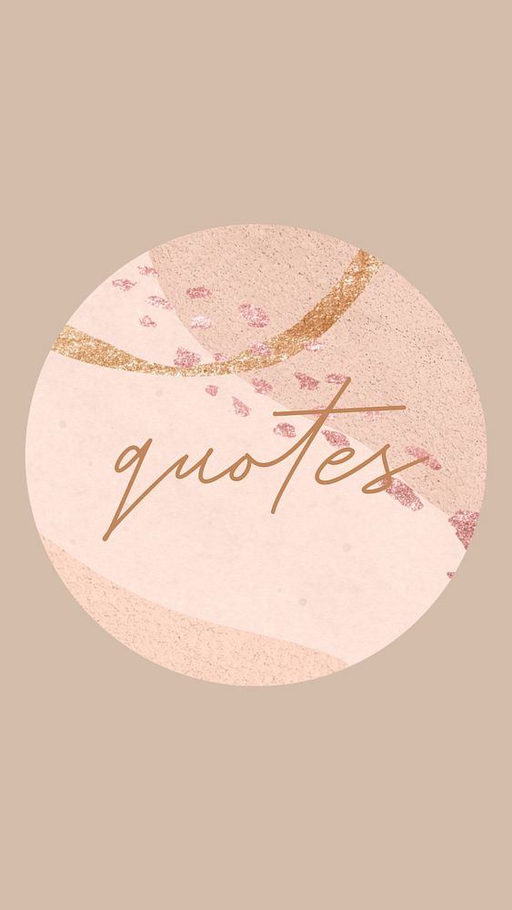 Aesthetic quote Instagram story highlight | Free Photo Illustration ...