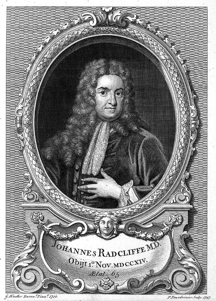John Radcliffe. Line engraving P. | Free Photo Illustration - rawpixel