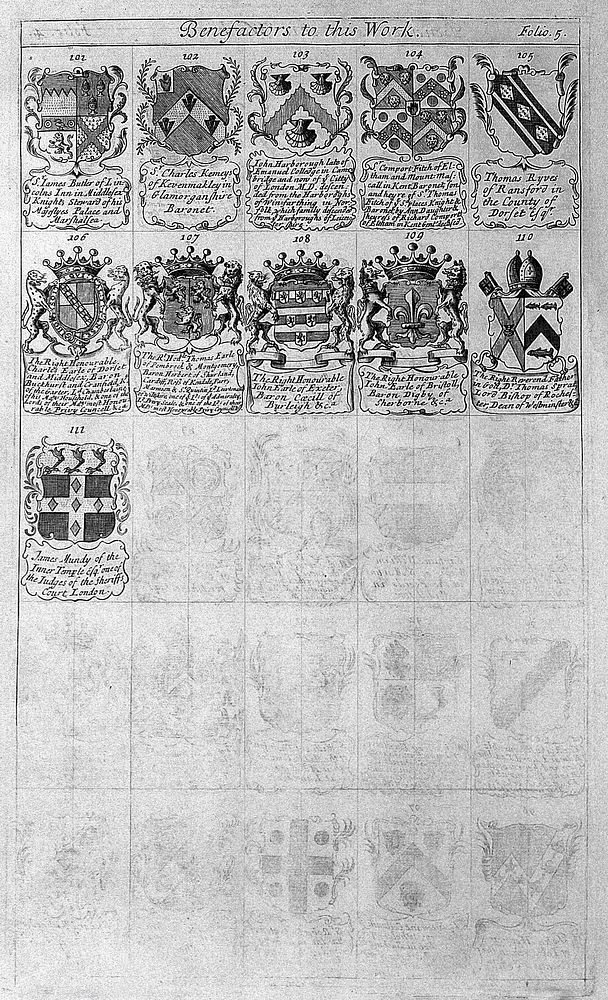 Engraving arms patrons from, Le | Free Photo Illustration - rawpixel