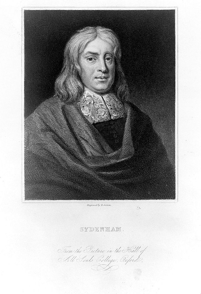 Thomas Sydenham. Engraving E. Scriven | Free Photo Illustration - rawpixel