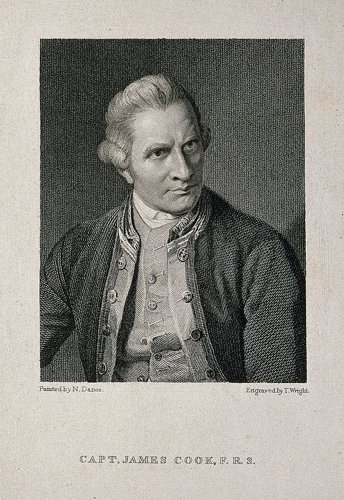 James Cook. Line engraving T. | Free Photo Illustration - rawpixel