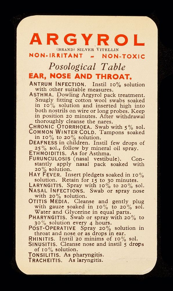 Argyrol. | Free Photo Illustration - rawpixel