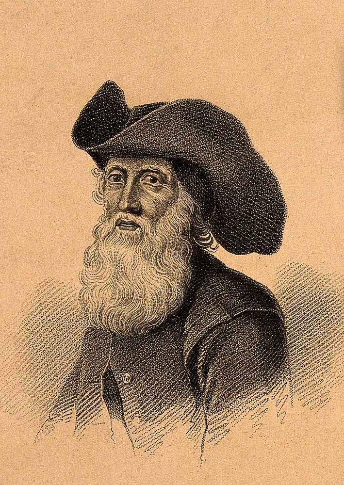 Henry Jenkins, aged 169. Stipple | Free Photo Illustration - rawpixel