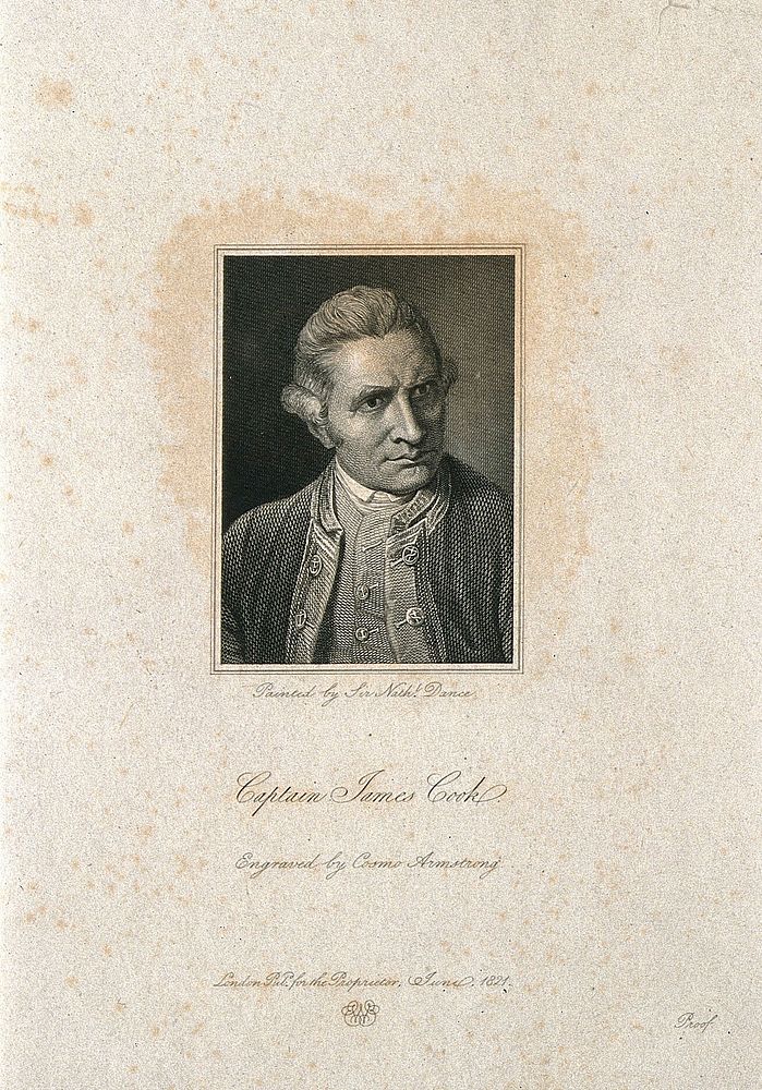 James Cook. Line engraving C. | Free Photo Illustration - rawpixel