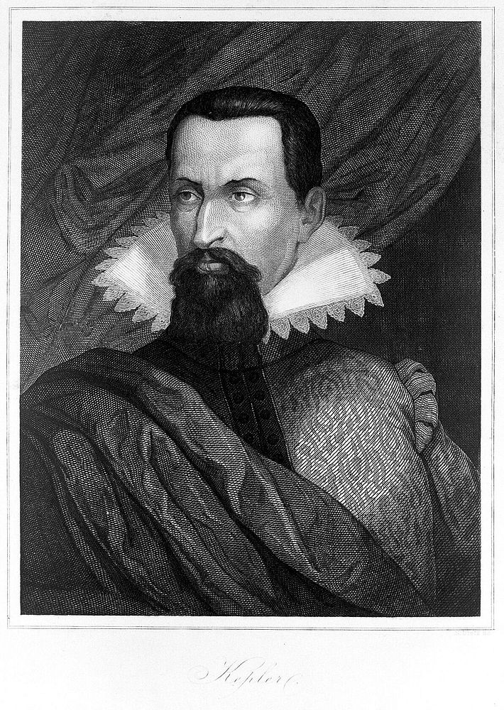 Johann Kepler. Line engraving N | Free Photo Illustration - rawpixel
